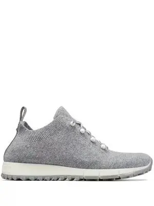 JIMMY CHOO Veles Trainers With Faux-pearl Embellishments
