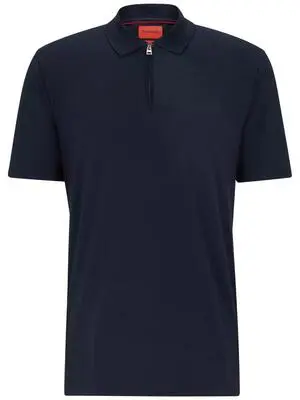 Hugo Zip Up Polos For Men