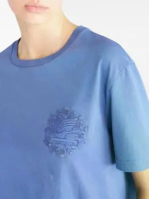 Etro Pegaso-embroidered Cotton T-shirt