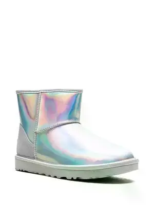UGG Classic Mini Iridescent Glacier Boots - Grey
