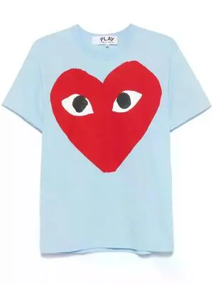 Play Comme Des Garcon Heart-print T-shirt