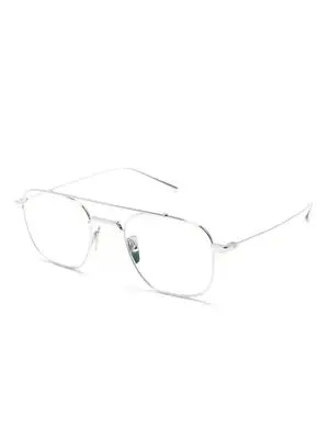 Dita Artoa Pilot-frame Glasses - Silver