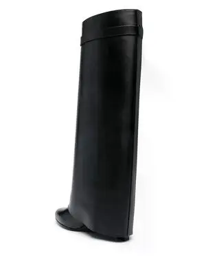 Givenchy Shark Lock 100mm Leather Boots