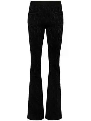 Palm Angels Flared Sports Pants For Women