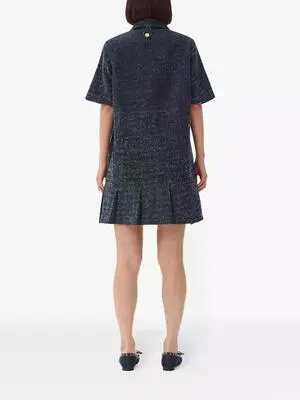 GANNI Short-sleeve Denim Mini Dress