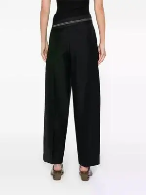 Fendi Pressed-crease Tapered Trousers