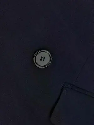 AMI Paris Double-breasted Virgin-wool Blazer