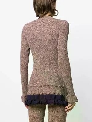 Ulla Johnson Ribbed Ruffle-trim Jumper