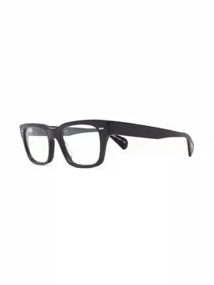 Oliver Spencer Ryce Square-frame Glasses - Black