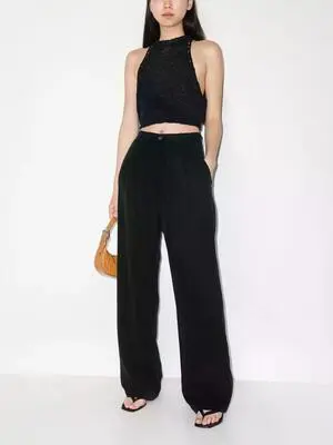 REFORMATION Mason High-waist Wide-leg Trousers