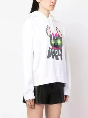 Dsquared2 Icon Pixelated-print Hoodie
