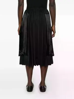 Comme Des Garçons Pleated Midi Skirt