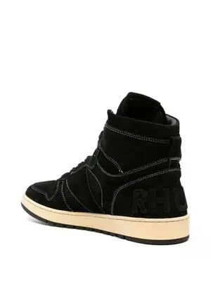 Rhude Rhecess High-top Suede Sneakers