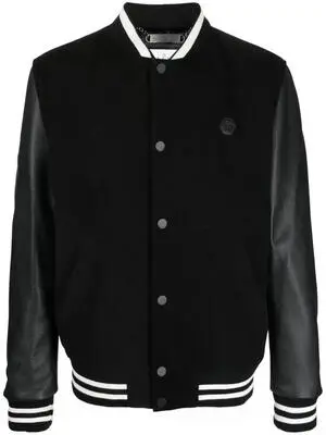 Philipp Plein Studded Skull Bomber Jacket