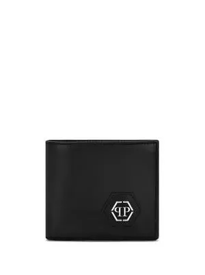 Philipp Plein Logo-plaque Bi-fold Wallet - Black
