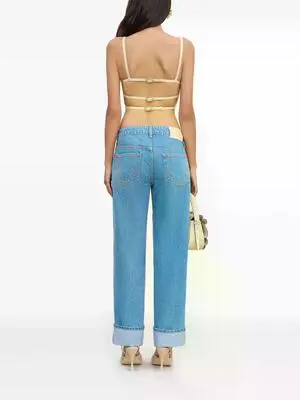 Cult Gaia Loren Crop Top - Neutrals