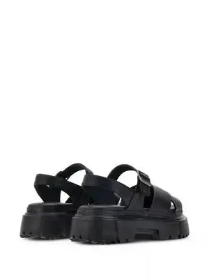 Hogan Crossover-straps Flat Sandals