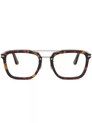 Persol Senna Square Frame Glasses - Brown