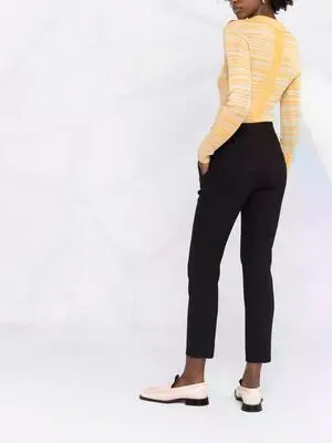 Peserico High-rise Slim-fit Trousers