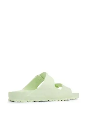 BIRKENSTOCK Buckled Flat Slides - Green