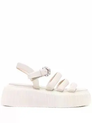 Agl Strap-design Platform Sandals