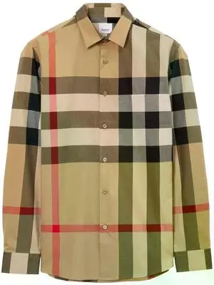 Burberry Checkered Cotton Shirt