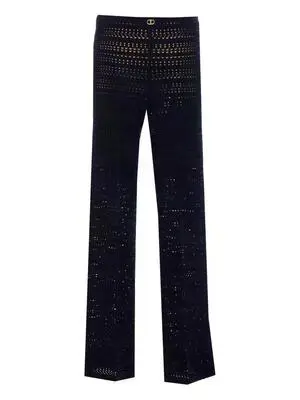 TWINSET Open-knit Trousers
