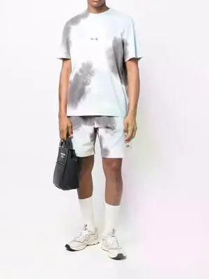 MSGM Tie-dye Print Track Shorts