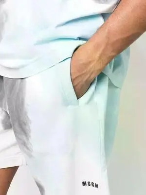 MSGM Tie-dye Print Track Shorts