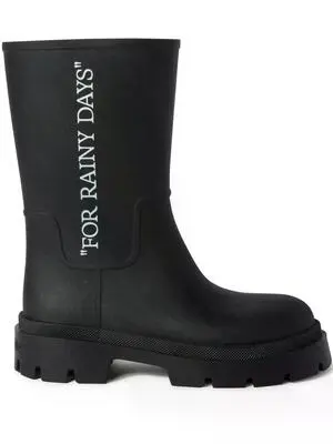 Off-White Mid-calf Rain Boots
