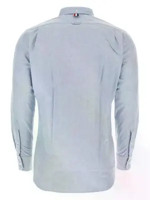 Thom Browne Button-up Cotton Shirt - Blue