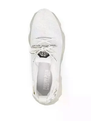 Philipp Plein Runner Hyper $hock Sneakers - White
