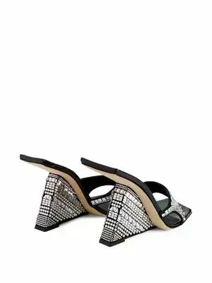 GIUSEPPE ZANOTTI Akira Shine Wedge Sandals