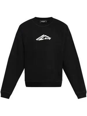 Dsquared2 Graphic-print Sweatshirt - Black