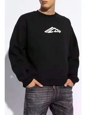 Dsquared2 Graphic-print Sweatshirt - Black
