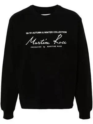 Martine Rose Logo-print Cotton Sweatshirt