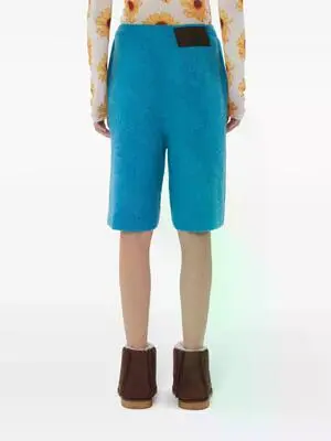 JW Anderson Logo-appliqué Knit Bermuda Shorts