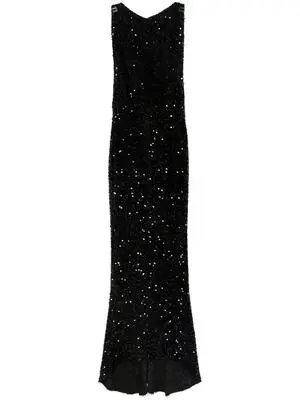 Elisabetta Franchi Sequinned Maxi Dress