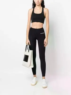 JIL SANDER Logo-print 7/8 Leggings