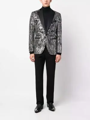 Philipp Plein Lord Fit Tattoo Blazer