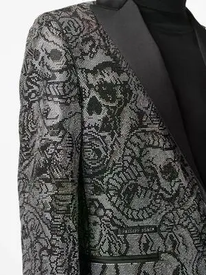 Philipp Plein Lord Fit Tattoo Blazer