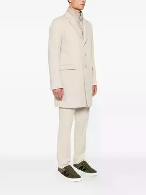 Herno Virgin Wool Coat - Neutrals