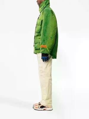 Heron Preston Straight-leg Distressed-finish Jeans