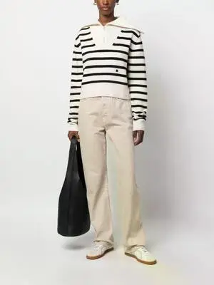 TOTEME Twisted Seam Straight-leg Jeans - Neutrals