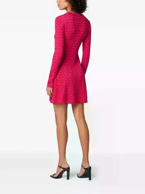 Missoni Zigzag-pattern Mini Dress