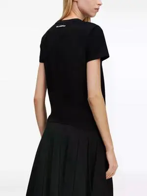 Karl Lagerfeld Ikon Choupette Rhinestone T-shirt