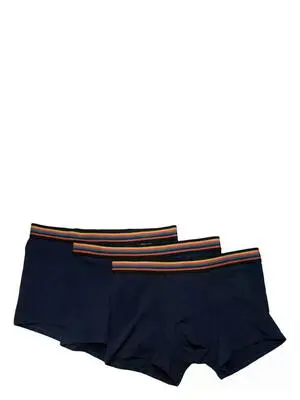 Paul Smith Stripe-detailing Cotton Boxers - Blue
