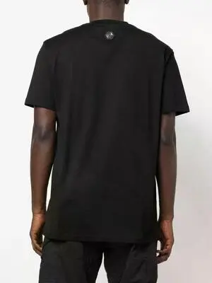 Philipp Plein Skull Print Logo T-shirt - Black