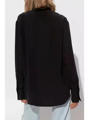 Victoria Beckham Ruffled Silk Blouse