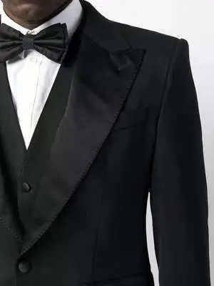 Dolce & Gabbana Tuxedo-style Three-piece Suit - Black